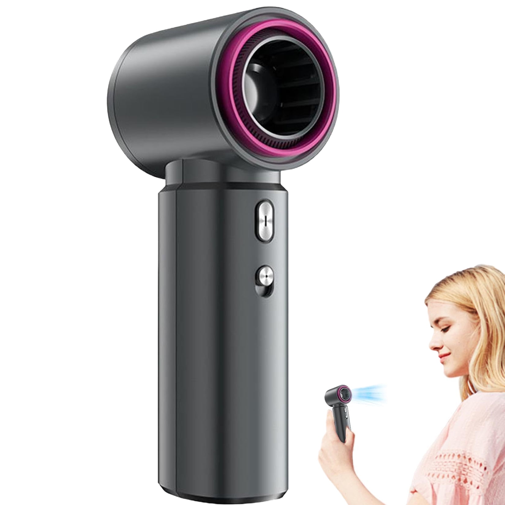 Mericonn LLD-F97 Portable Handheld High-Speed Fan with 5-Speed ...
