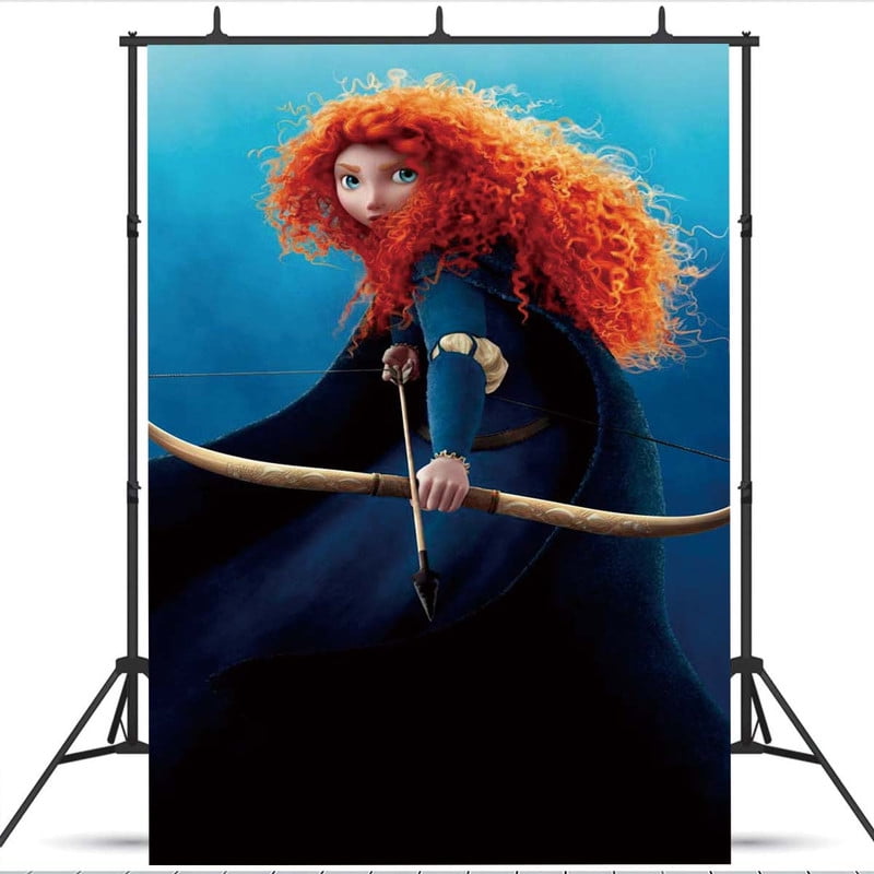 Merida Brave Princess Birthday Party Supplies Banner Backdrop ...
