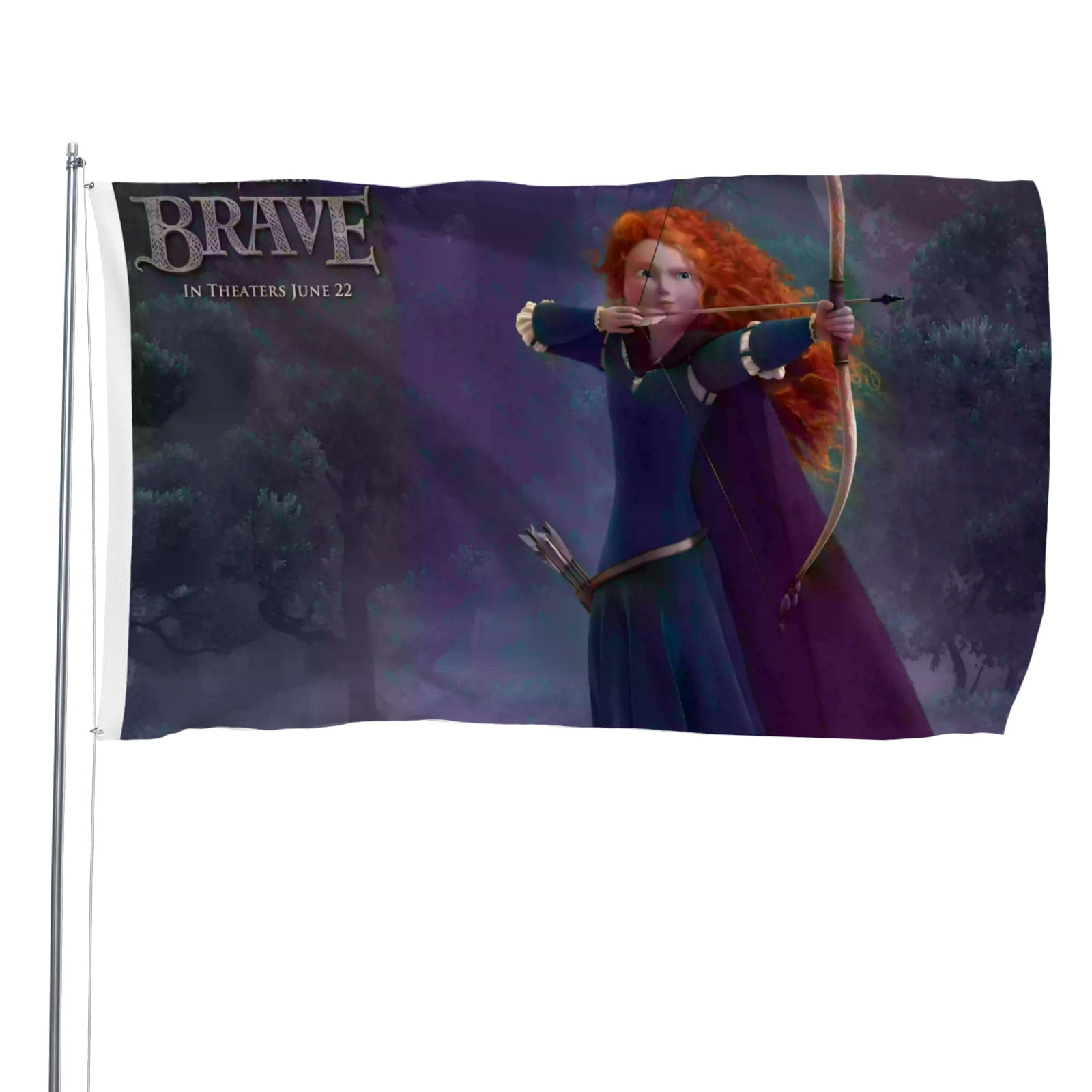 Merida Brave Princess-themed Printed Flag Perfect gift for fans ...