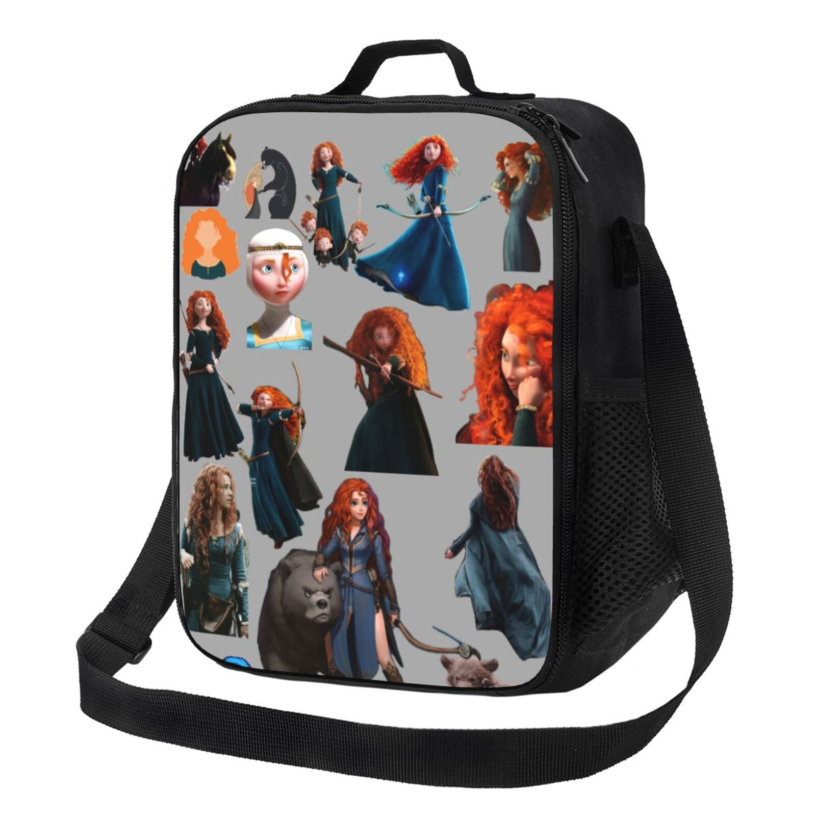 Merida Cartoon Insulated Lunch Bag With Adjustable Shoulder Strap ...