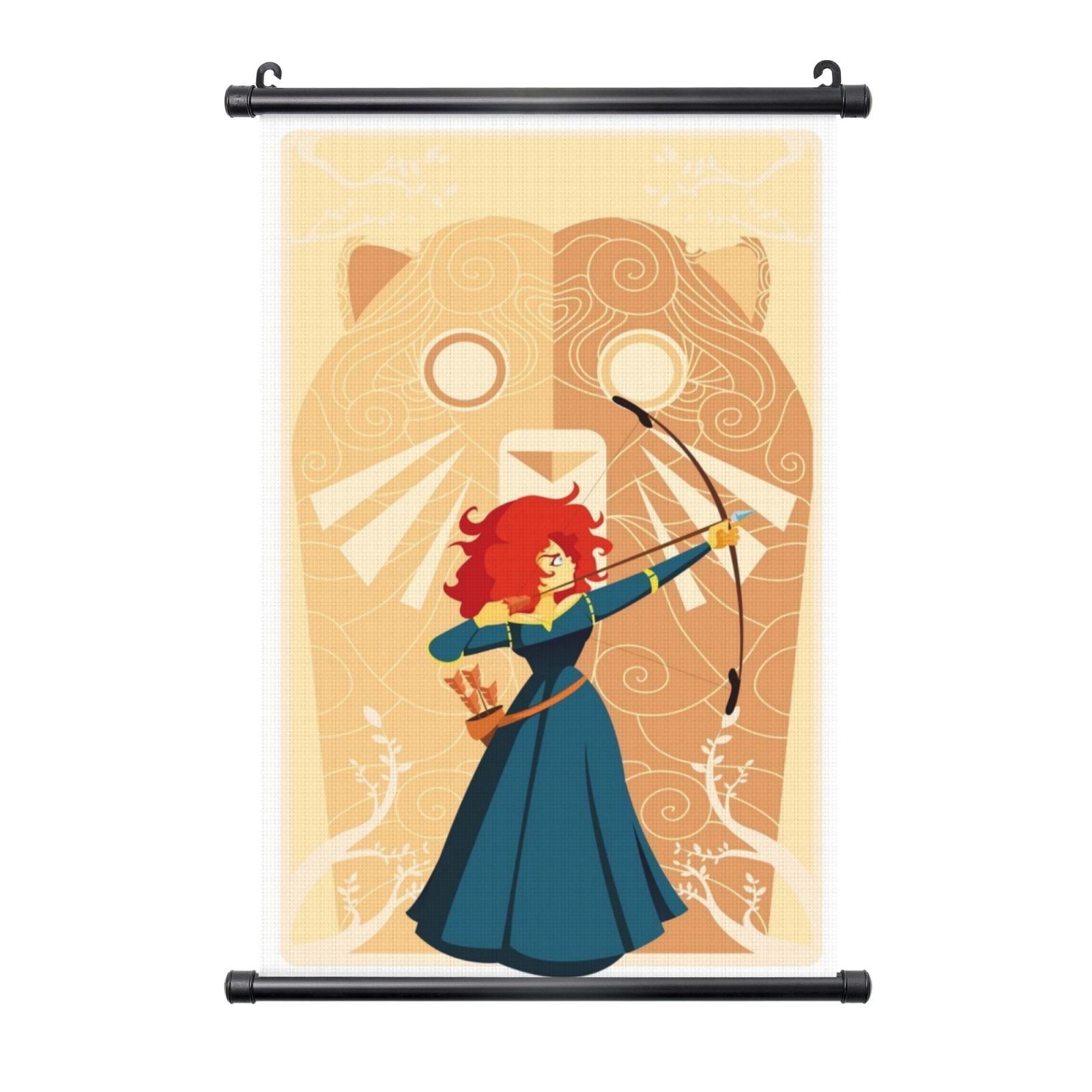 Merida Poster Plastic Shaft Wall Hanging Banner Artwork Canvas Wall Art ...