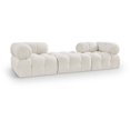 Meridian Furniture Ames 102" Cream Boucle Fabric Upholstered 3pc ...