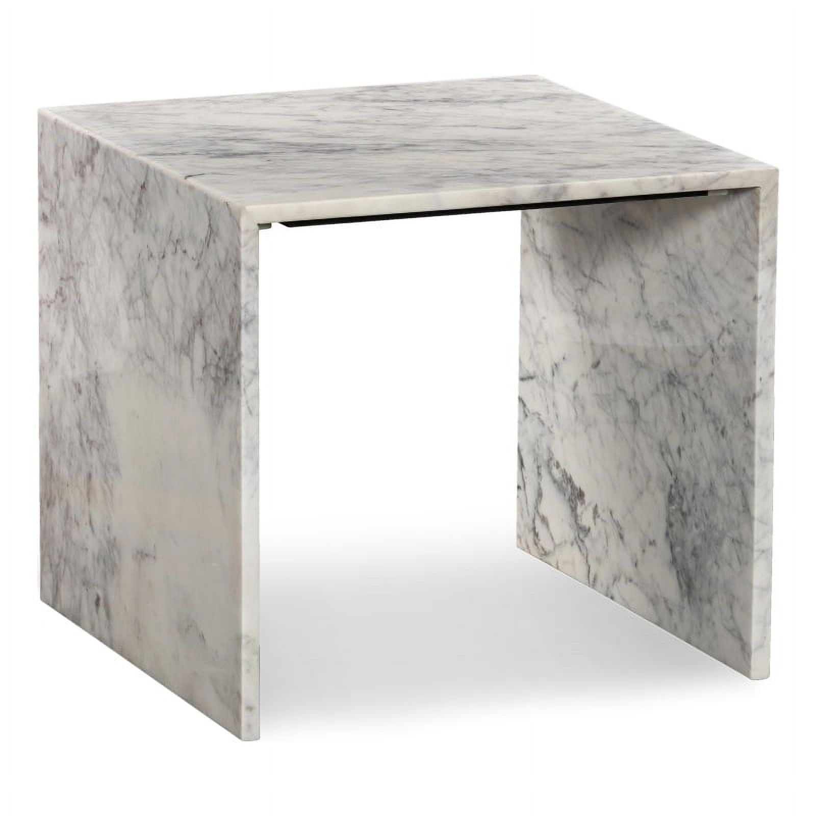Meridian Furniture Canova White End Table - Walmart.com