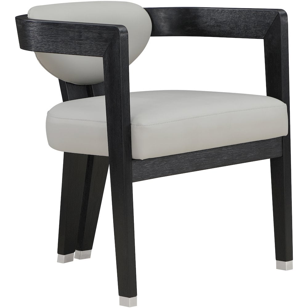 Meridian Furniture Carlyle Grey Dining Chair - Walmart.com