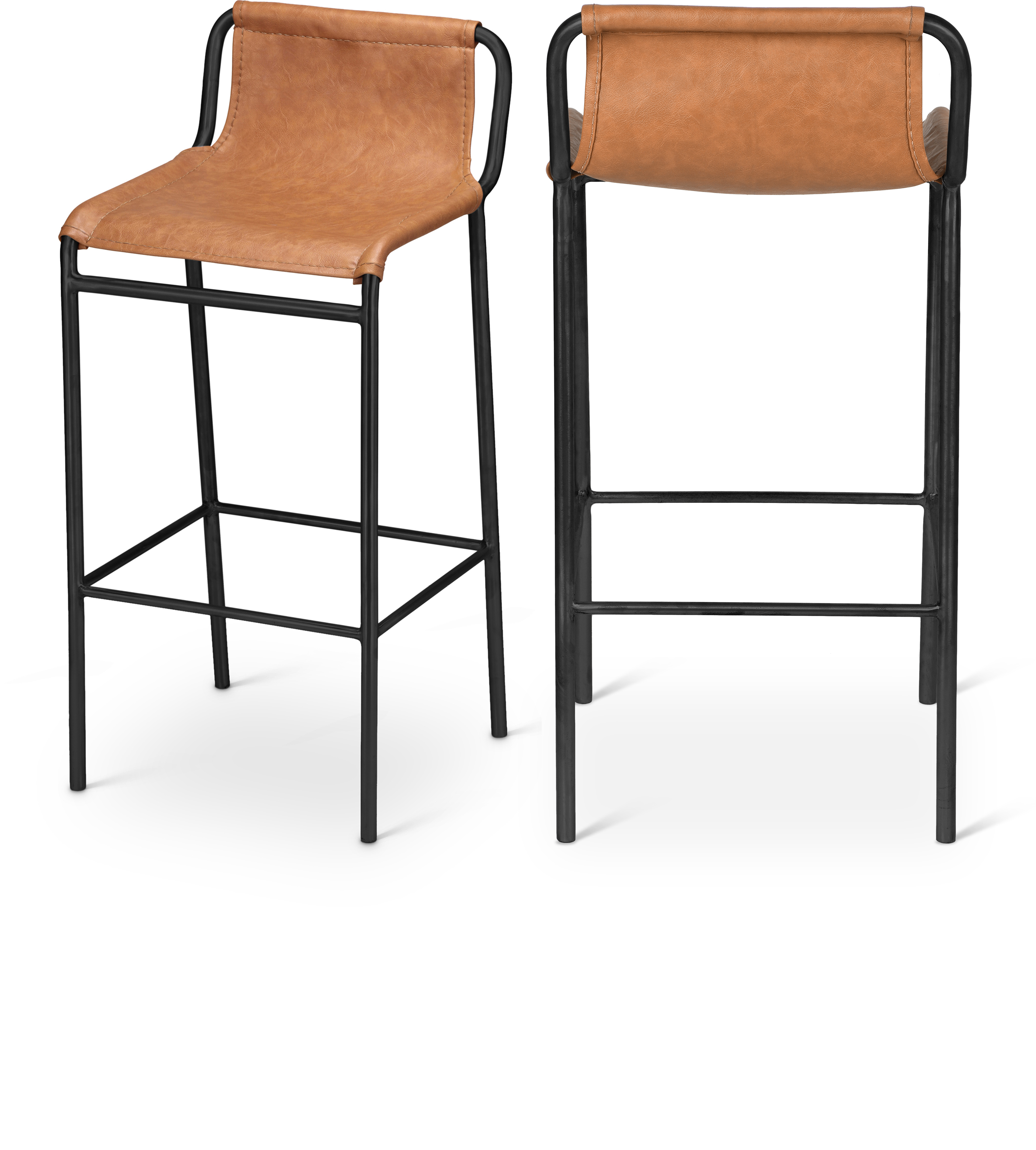 Meridian Furniture Dax Cognac Counter Stool - Walmart.com