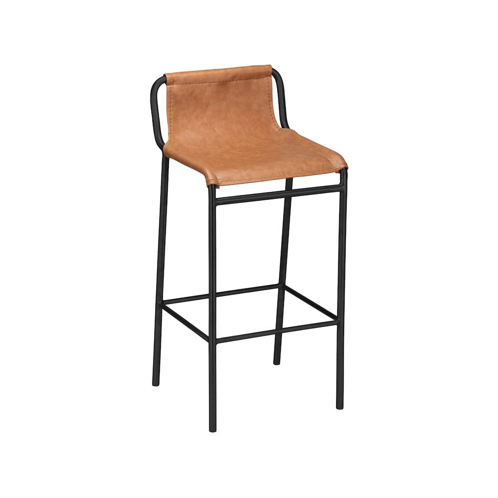 Meridian Furniture Dax Cognac Counter Stool - Walmart.com
