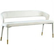 Meridian Furniture Waverly Cream Bench - Walmart.com