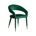 Meridian Furniture Destiny Green Velvet Dining Chair - Walmart.com