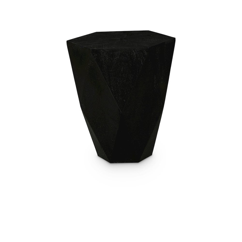 Meridian Furniture Diamante Black Oak Veneer End Table - Walmart.com