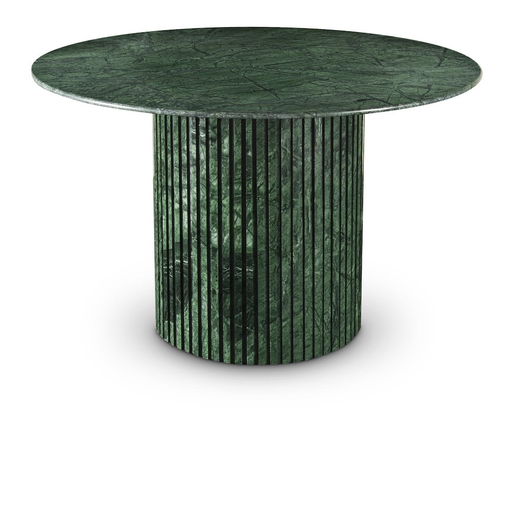 Meridian Furniture Genoa Green Marble Dining Table - Walmart.com