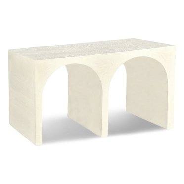 Meridian Furniture Arch Oak Console Table for Entryway, Hallway, Foyer ...