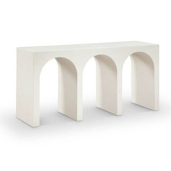 Meridian Furniture June Cream Oak Console Table - Walmart.com