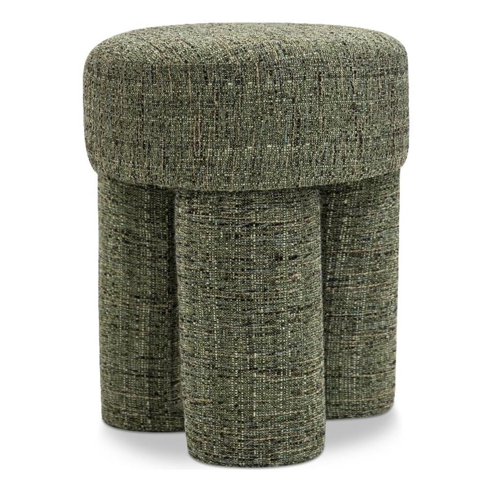 Meridian Furniture Larson Green Fabric Ottoman/Stool - Walmart.com