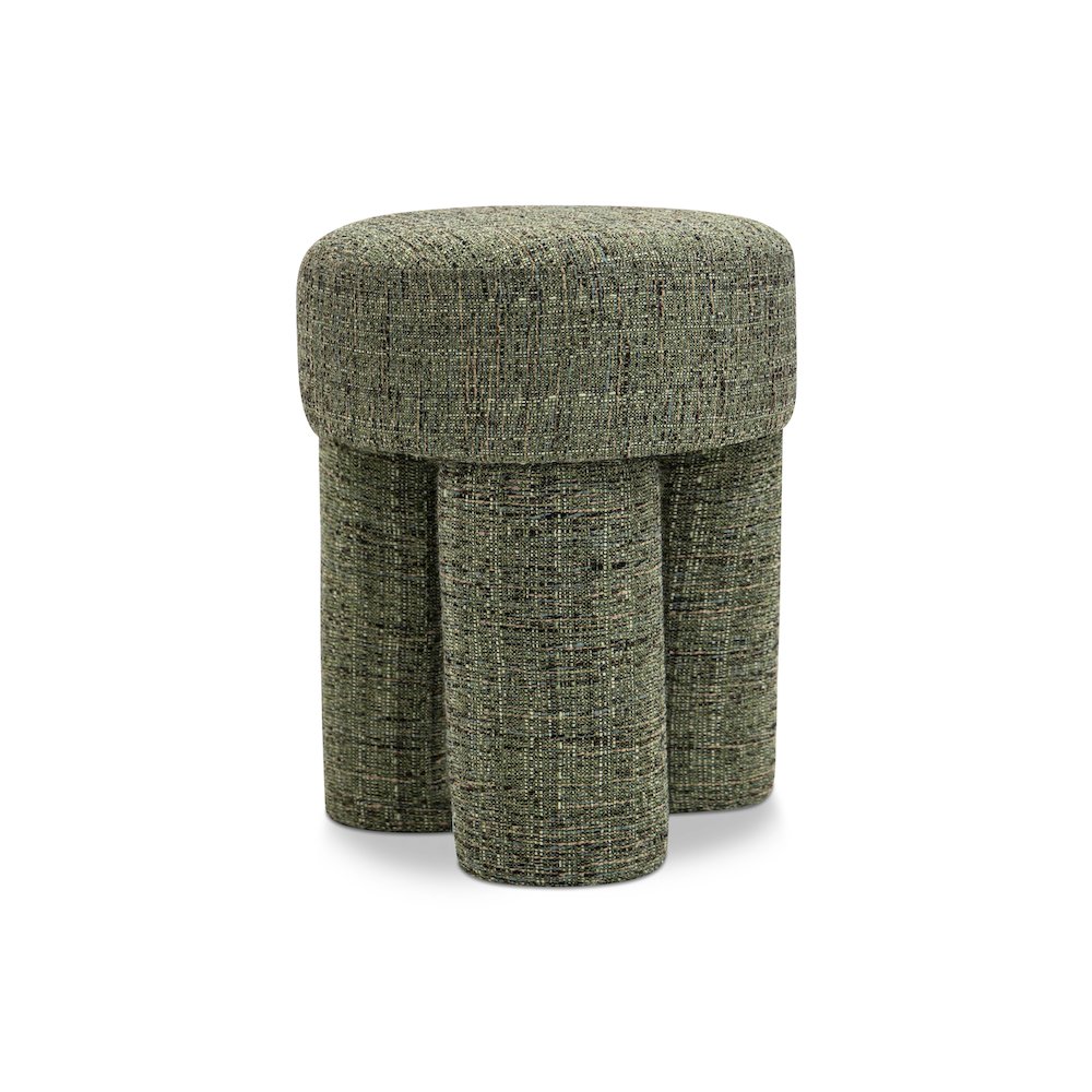 Meridian Furniture Larson Green Fabric Ottoman/Stool - Walmart.com