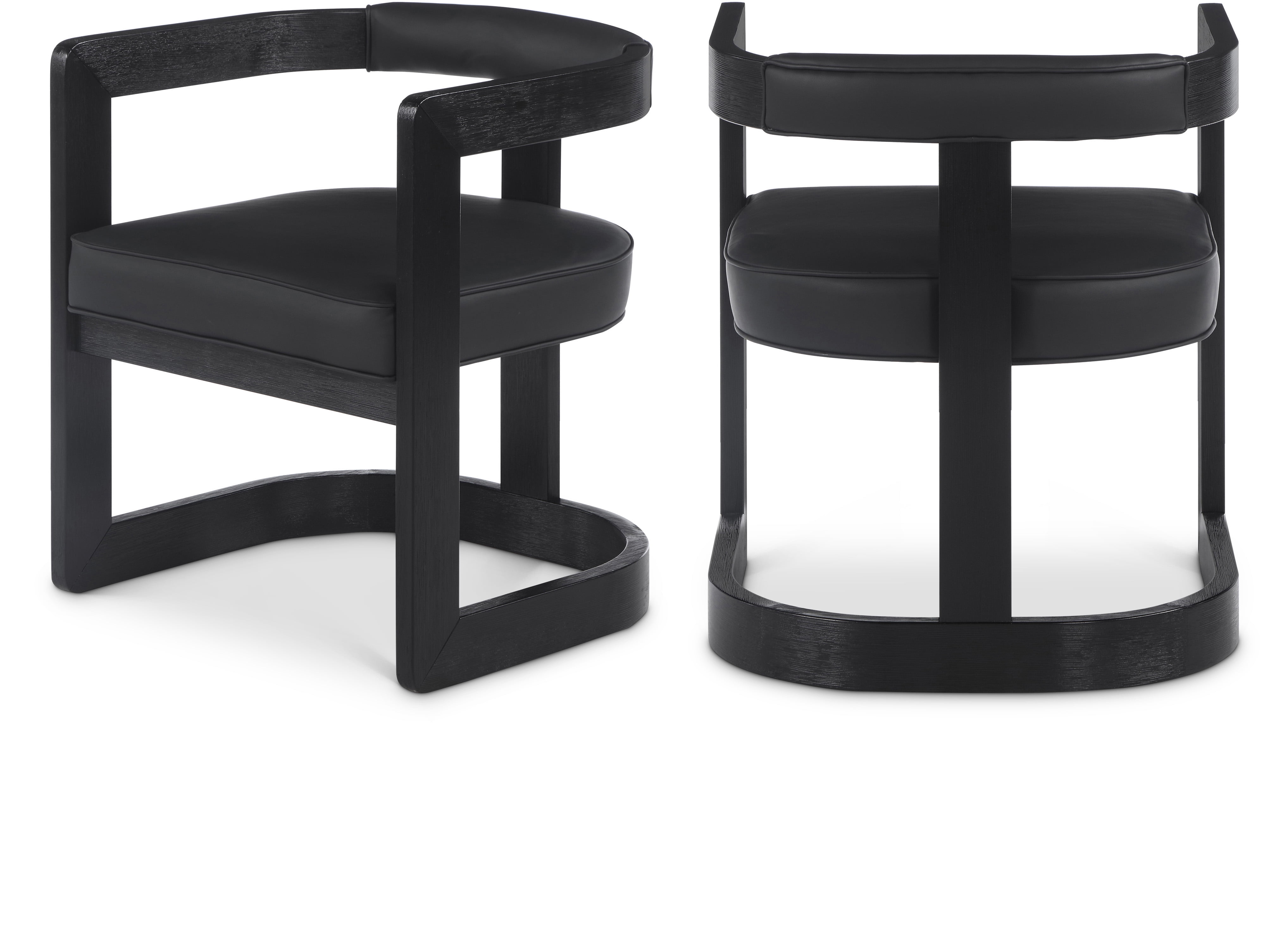 Meridian Furniture Manchester Black Dining Chair - Walmart.com