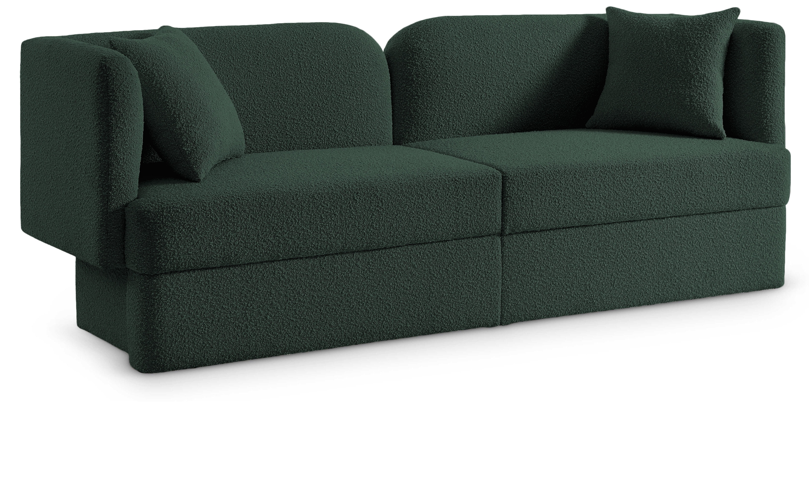 Meridian Furniture Marcel Green Sofa - Walmart.com