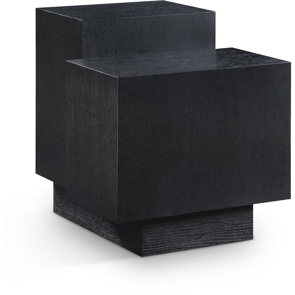 Meridian Furniture Mateo Black Oak Veneer / MDF End Table - Walmart.com