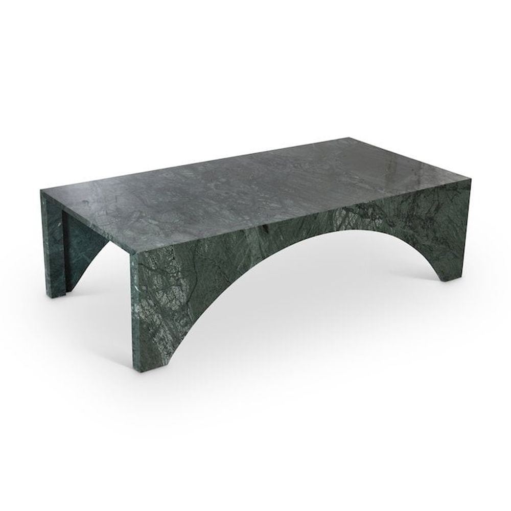 Meridian Furniture Palermo Green Marble Coffee Table - Walmart.com