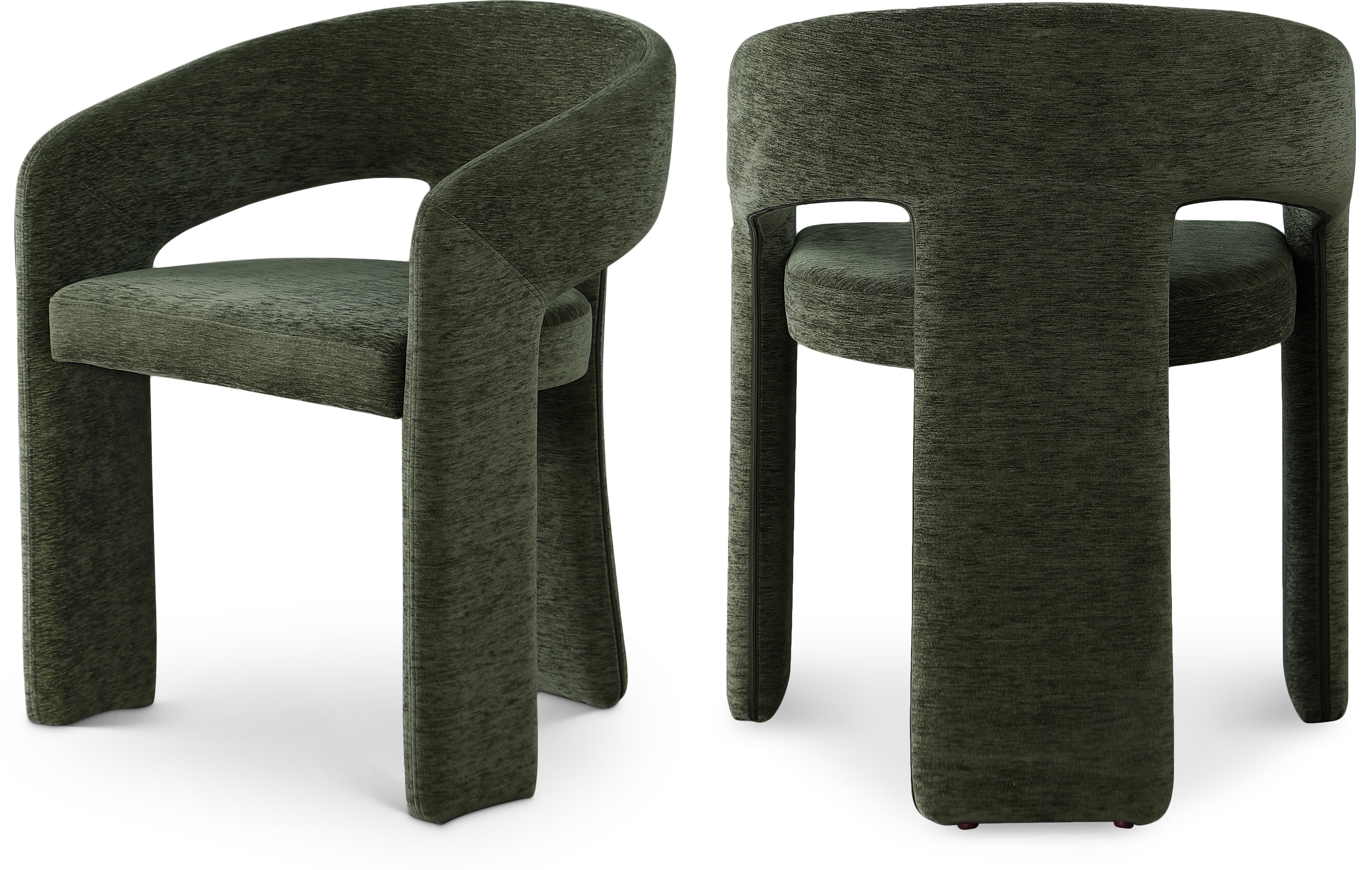Meridian Furniture Rendition Green Dining Chair - Walmart.com