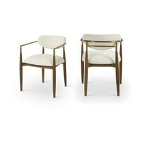 Meridian Furniture Riccio Olive Performance Fabric Upholstered Dining ...