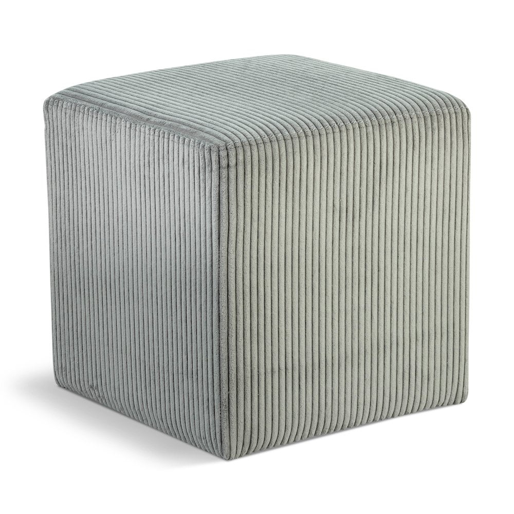 Meridian Furniture Roy Grey Ottoman/Stool - Walmart.com