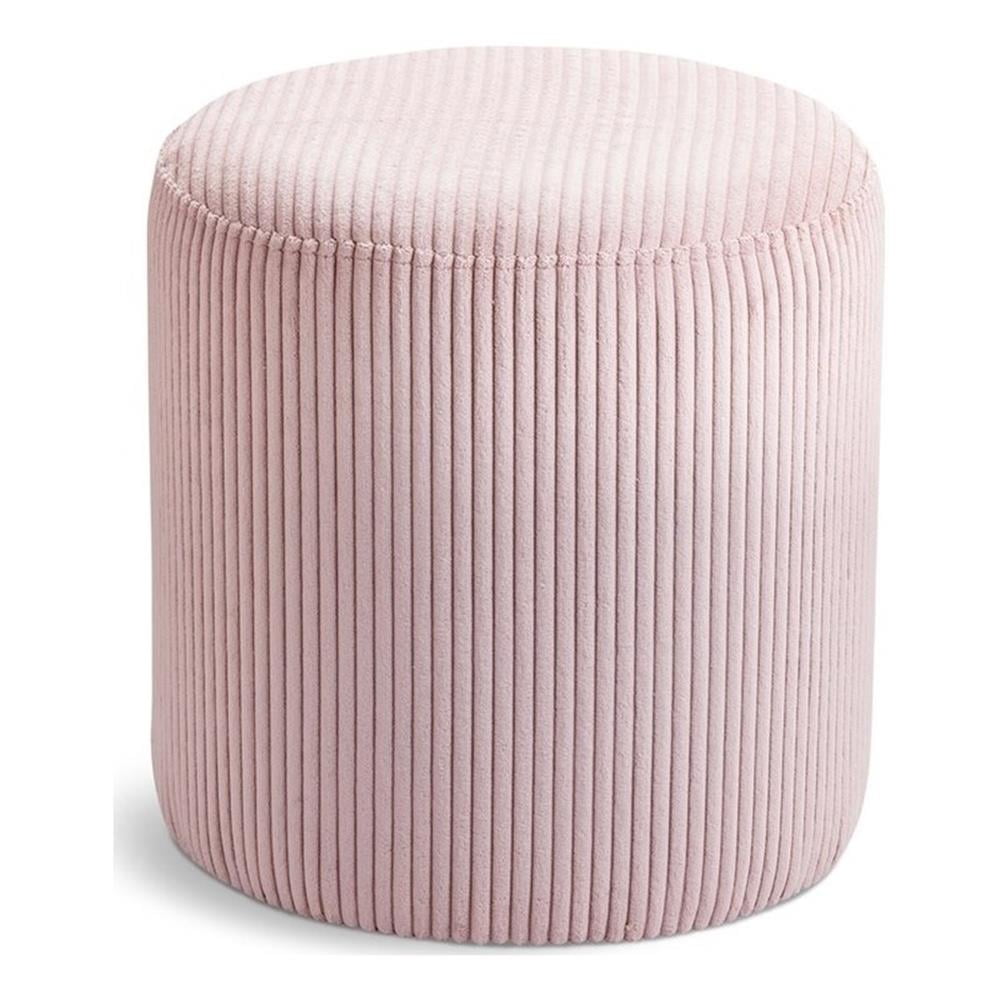 Meridian Furniture Roy Pink Ottoman/Stool - Walmart.com