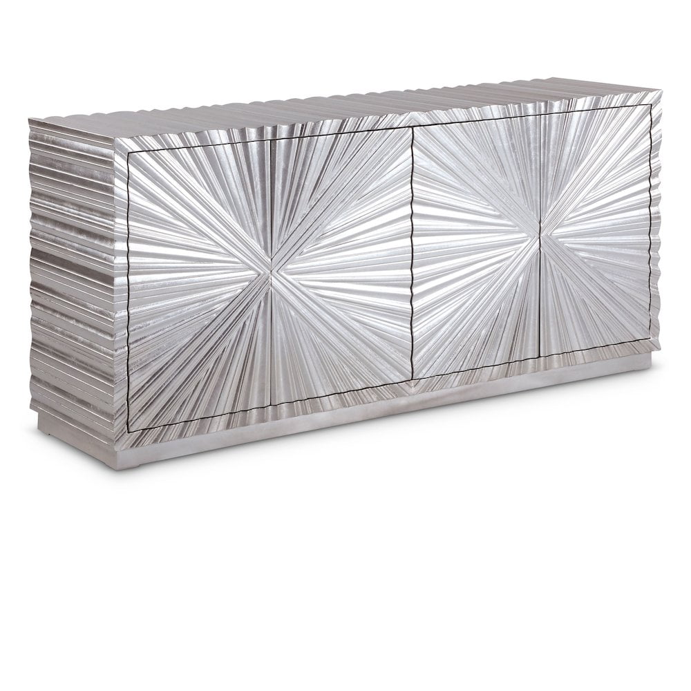 Meridian Furniture Silverton Silver Sideboard/Buffet - Walmart.com