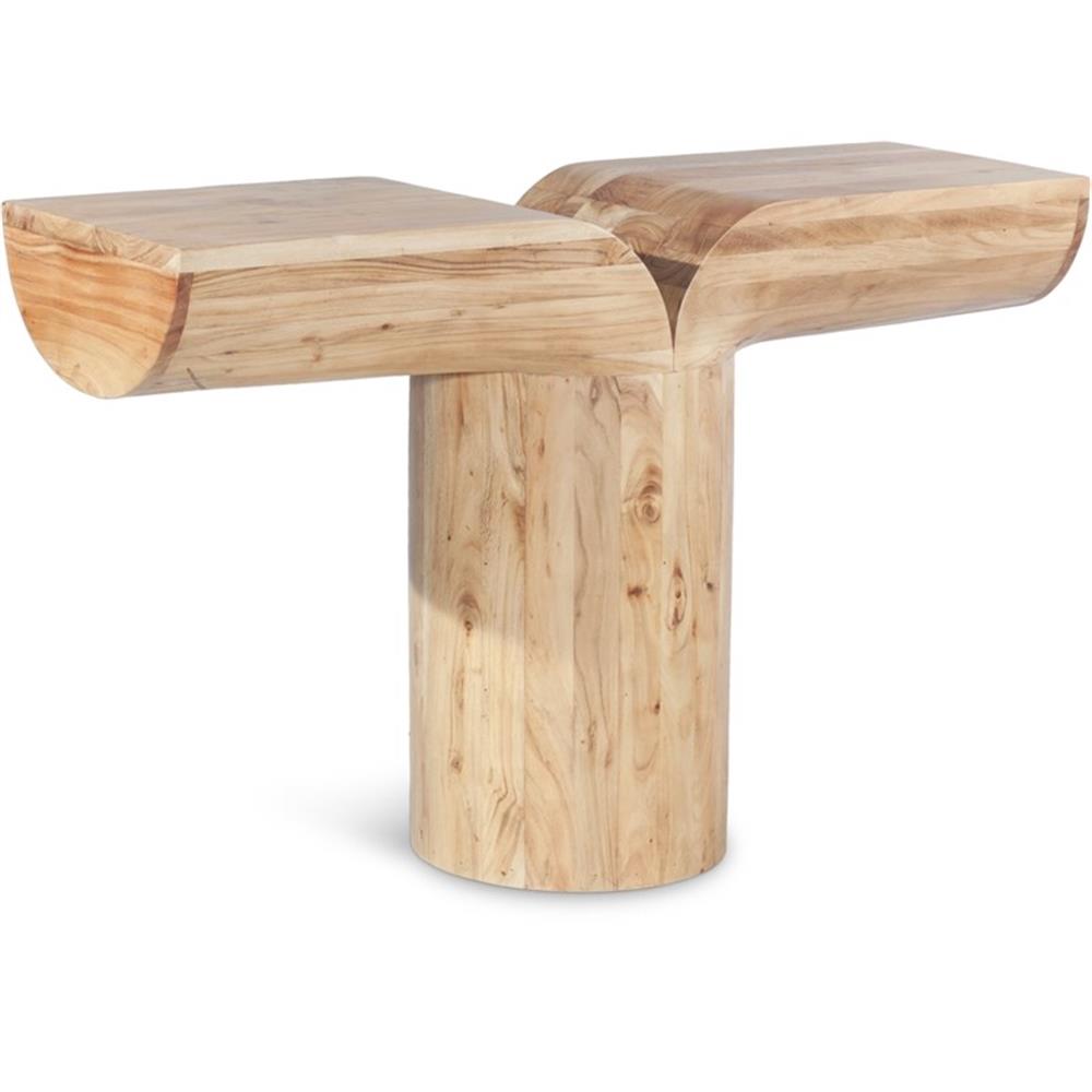 Meridian Furniture Tee Oak Console Table - Walmart.com