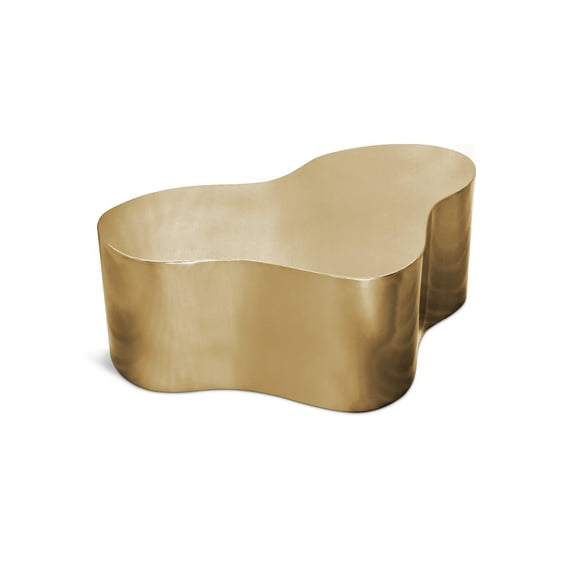 Meridian Furniture Tevere Gold Coffee Table - Walmart.com