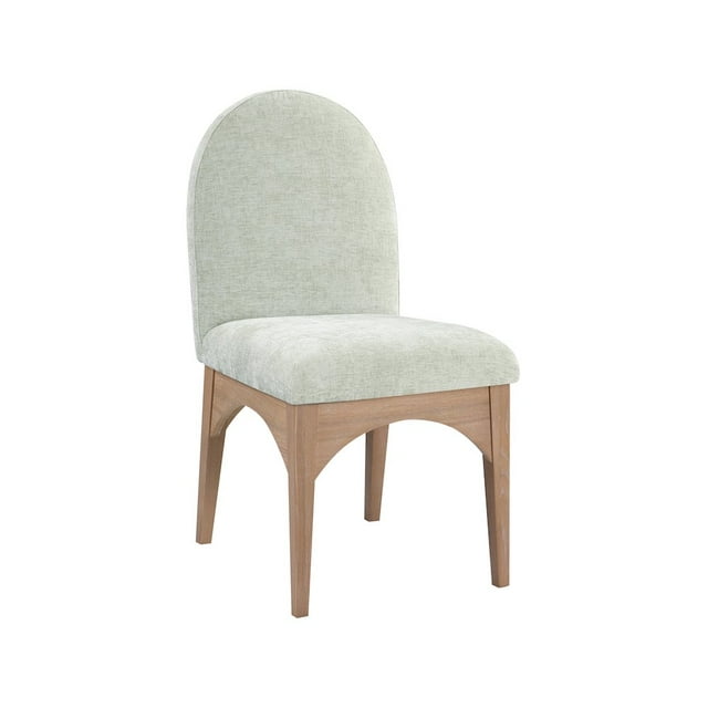 Meridian Furniture Waldorf Mint Chenille Fabric Dining Side Chair - Walmart.com