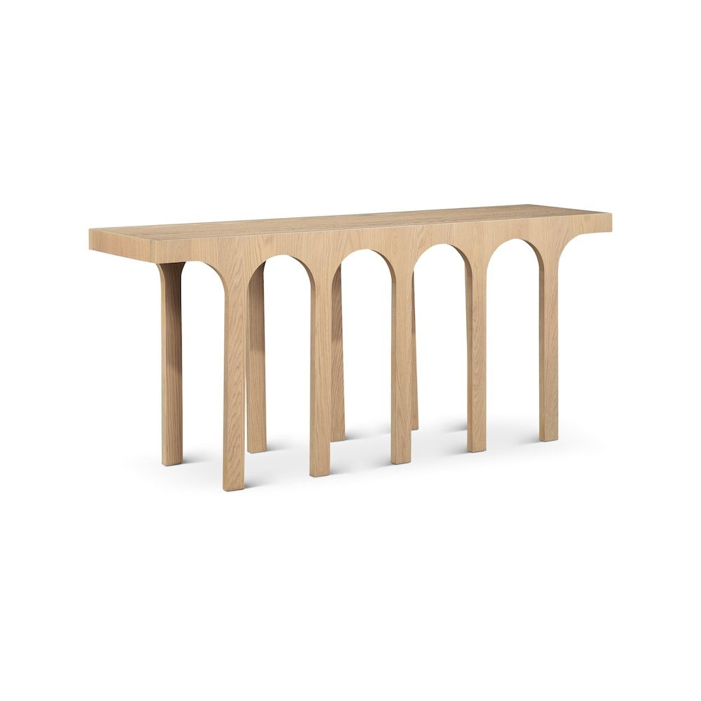 Meridian Furniture Westfield Natural Console Table - Walmart.com