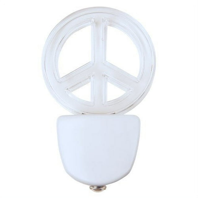 Meridian LED Color Changing Peace Sign Night Light - Walmart.com