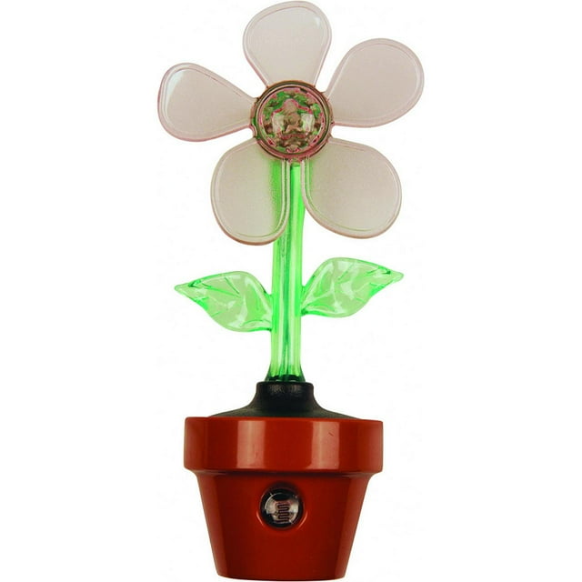 Meridian Decorative LED Flower Room Night Light, Energy Efficient Extra ...