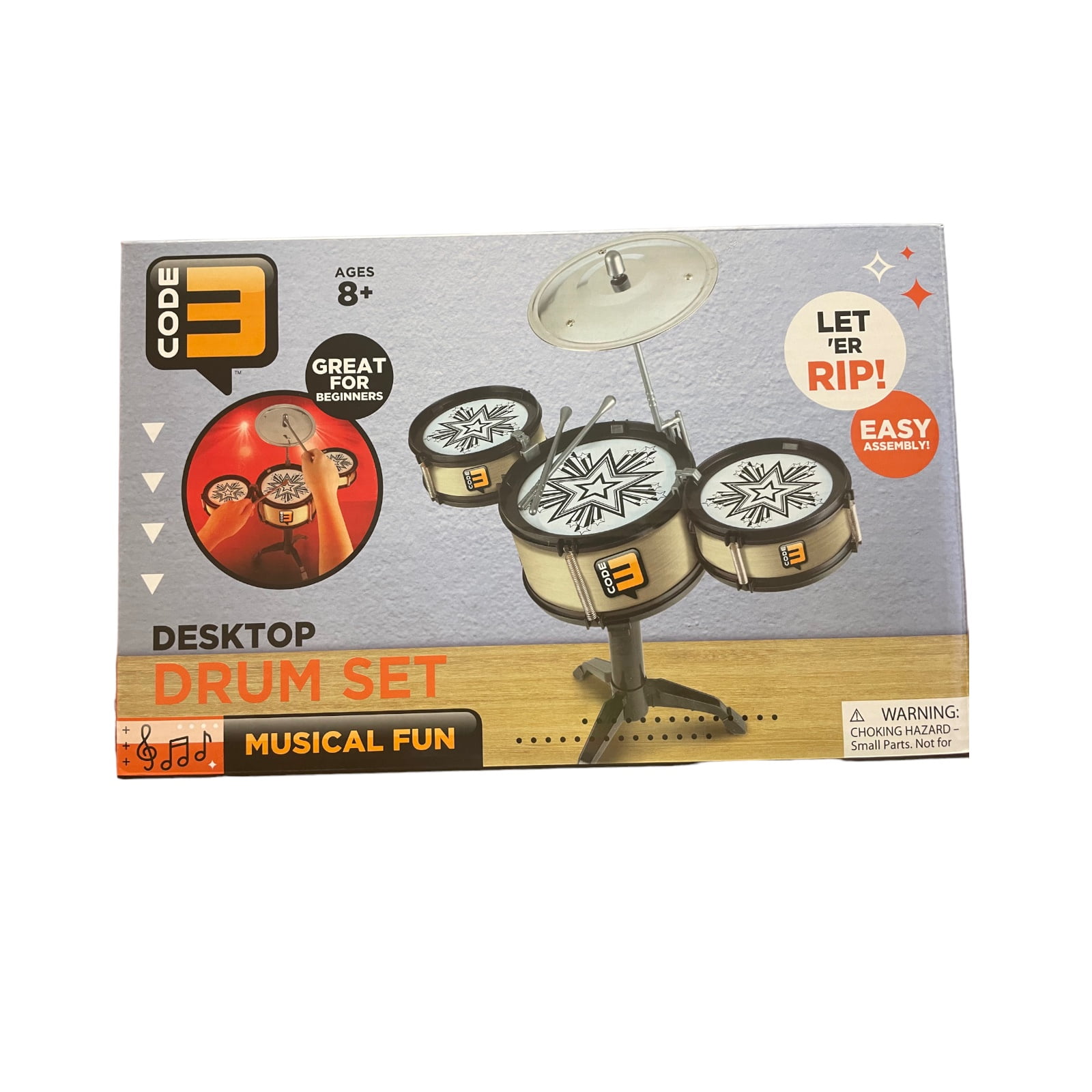 Meridian Point Desktop Drum Set Black - Walmart.com