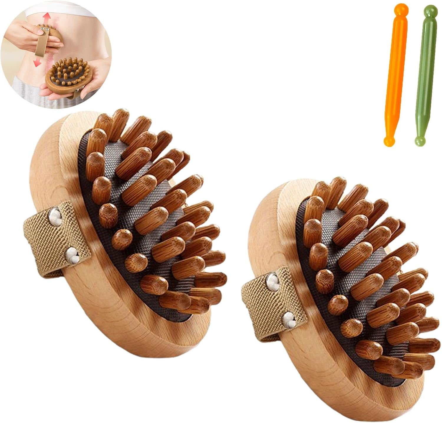 Meridian Pressure Brush, Wood Therapy Massage Tools for Belly Fat ...