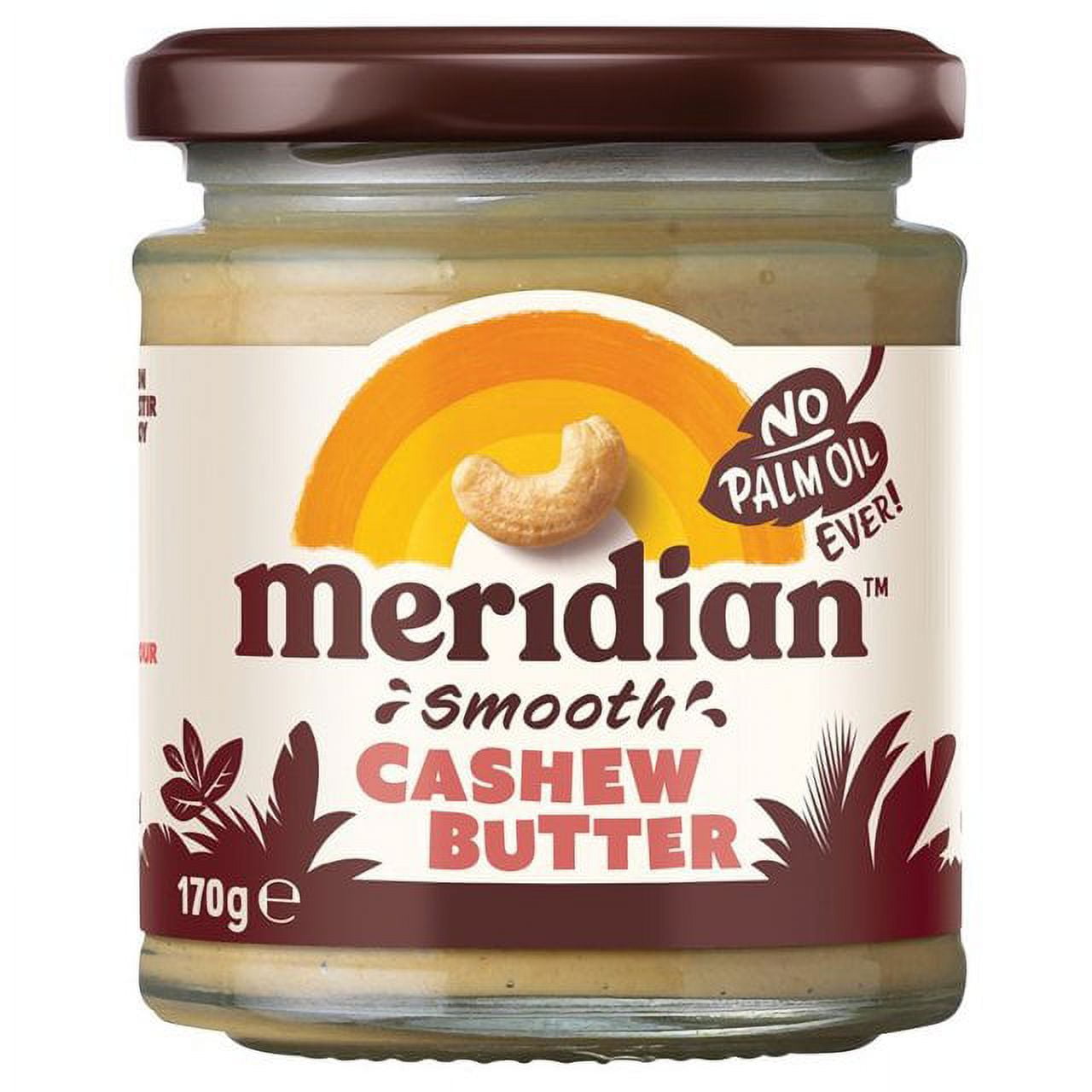 Meridian Smooth Cashew Butter 170g Pack of 3 - Walmart.com