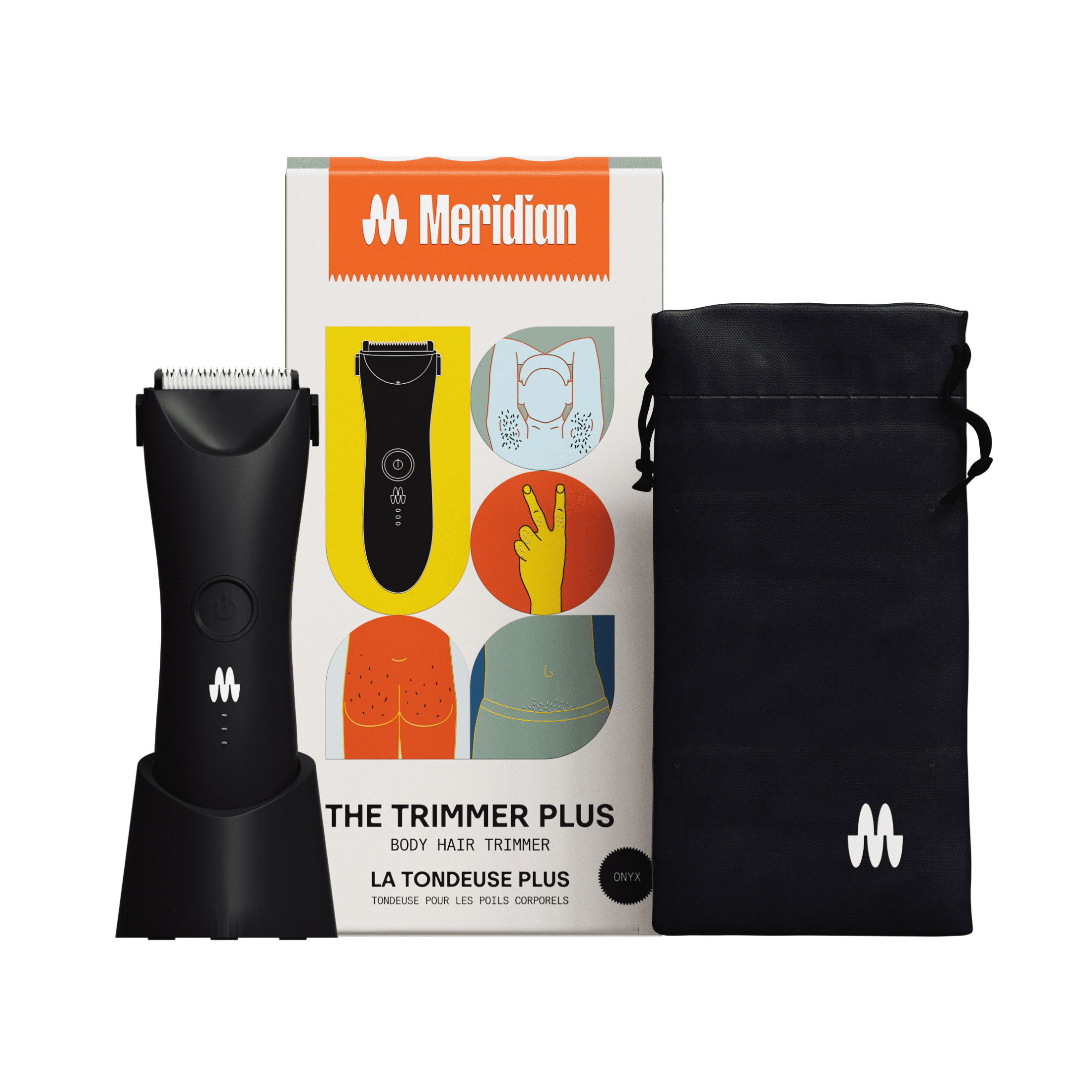 Meridian Trimmer Plus: Unisex Body Hair Painless Trimmer, with Bonus ...