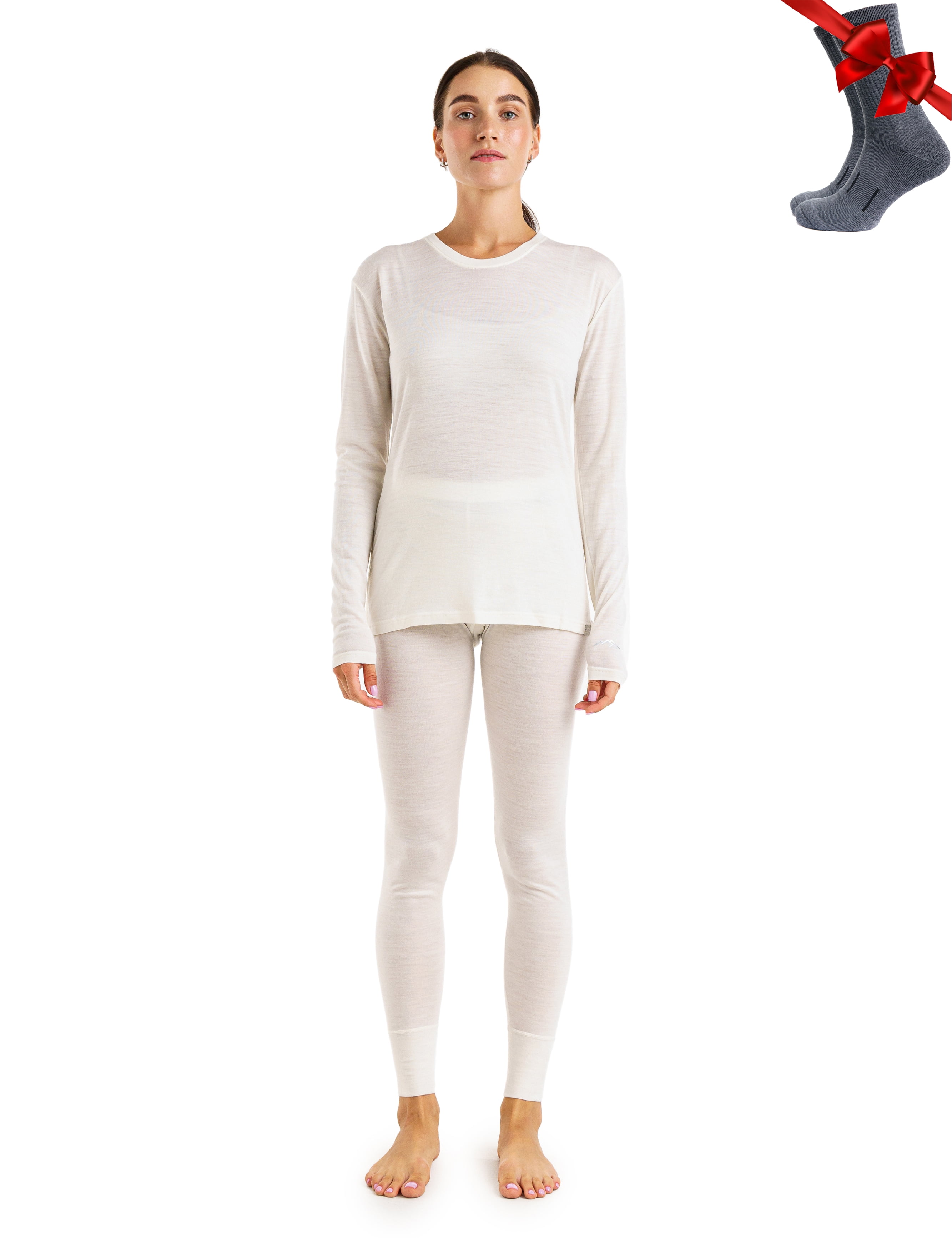 Merino Wool Base Layer Women Set - Merino Thermal Underwear For Women ...