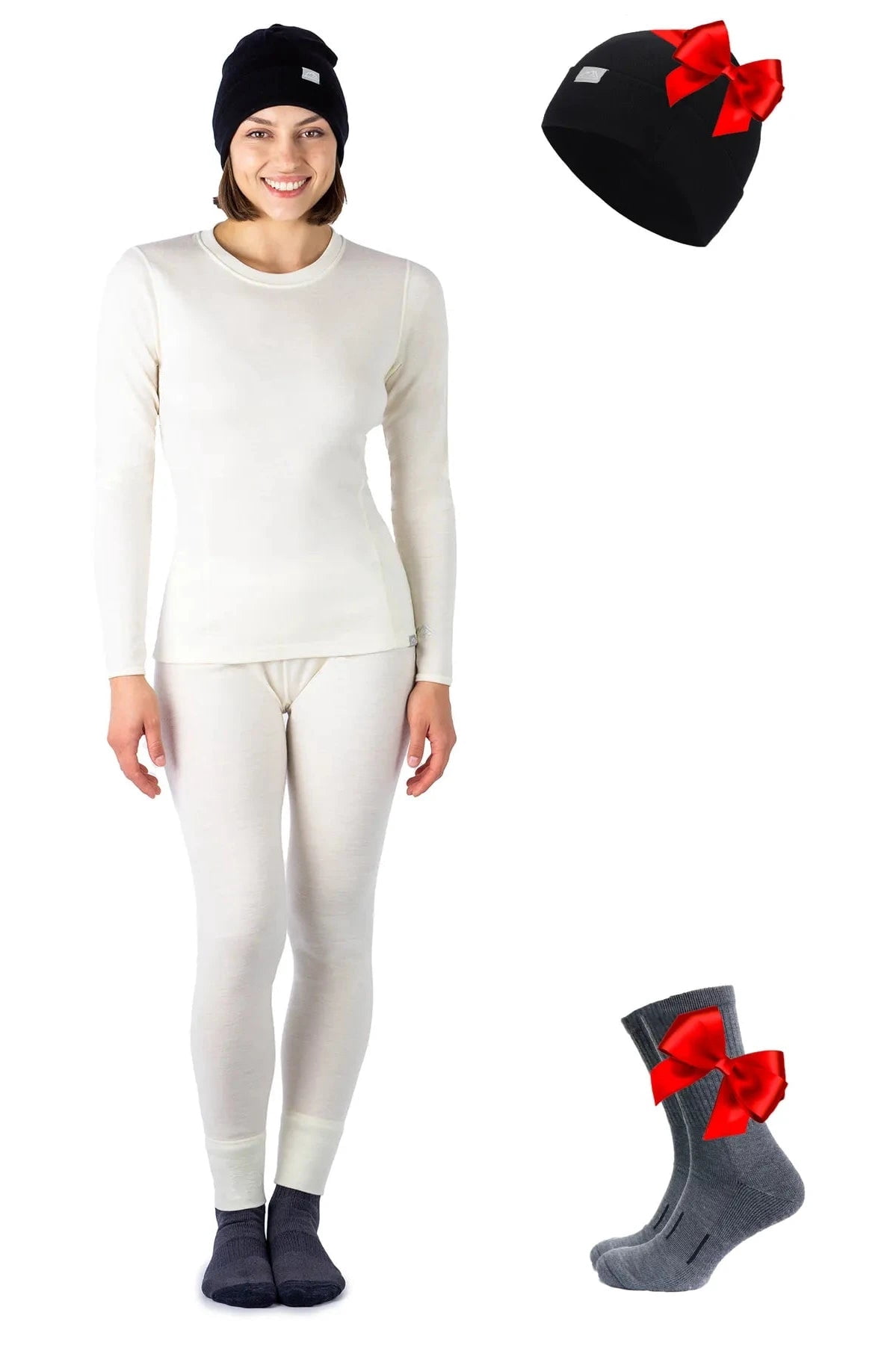 Merino Wool Base Layer Women Set - Merino Thermal Underwear For Women ...