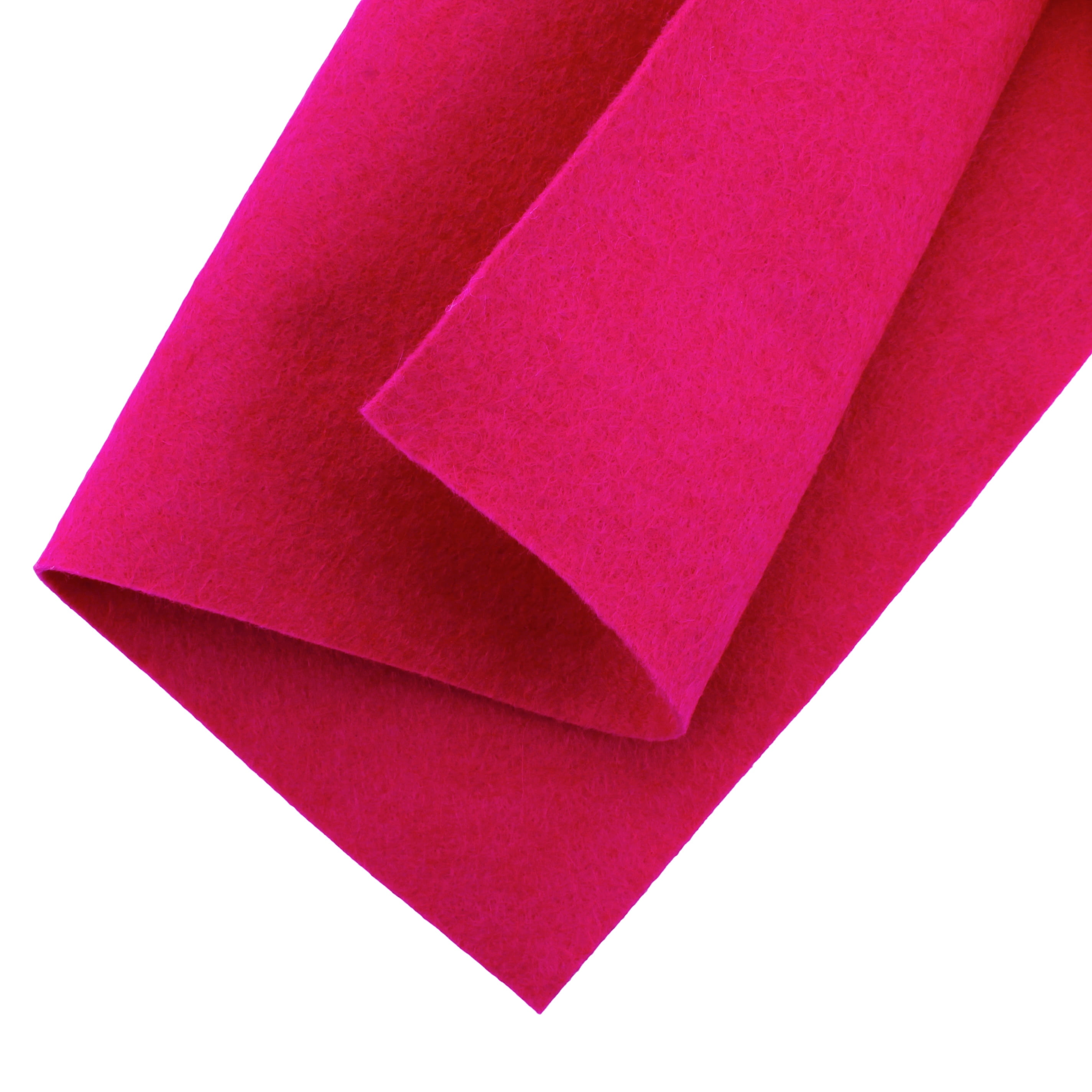 Merino Wool Blend Felt Crafting Sheets ( 8 5/8" x 11 5/8") - Fuchsia ...