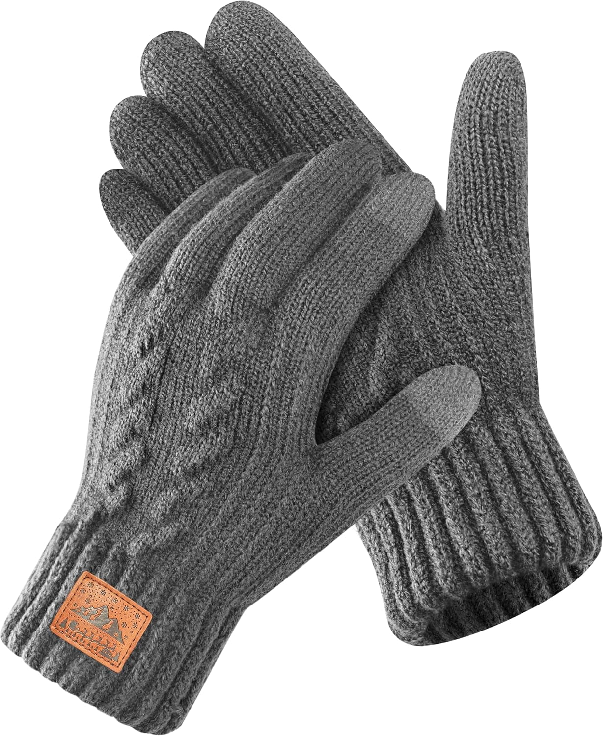 Merino Wool Gloves for Men & Women, Thermal Gloves With Touchscreen ...