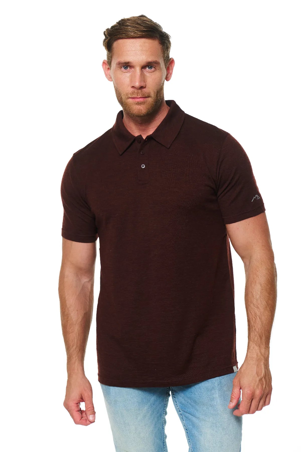 Merino Wool Polo Shirt Men - Anti-Odor 100% Merino Wool Shirts for Men ...