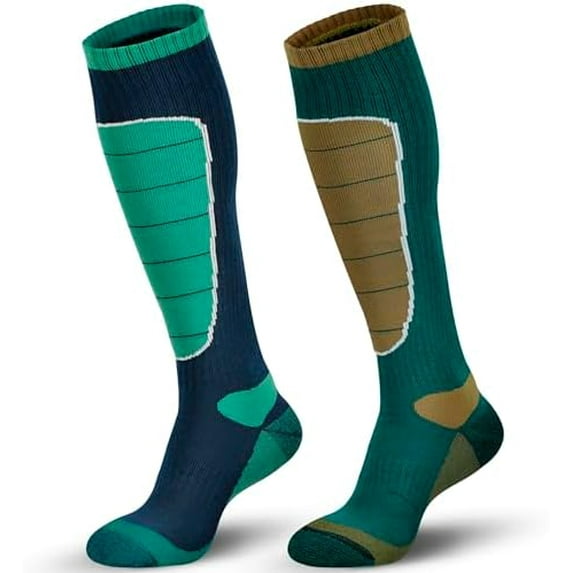 Merino Wool Ski Socks, Cold Weather Socks for Snowboarding, Snow ...