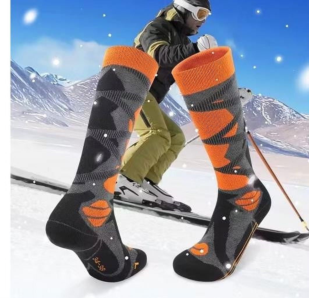 Merino Wool Ski Socks For Men & Women, Thermal Warm Knee-High Winter ...