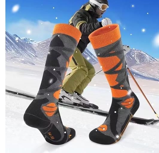 Merino Wool Ski Socks For Men & Women, Thermal Warm Knee-High Winter ...