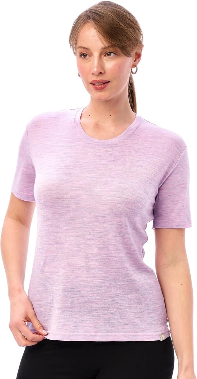 Merino.tech Merino Wool Shirt Women Short Sleeve Tee - Walmart.com