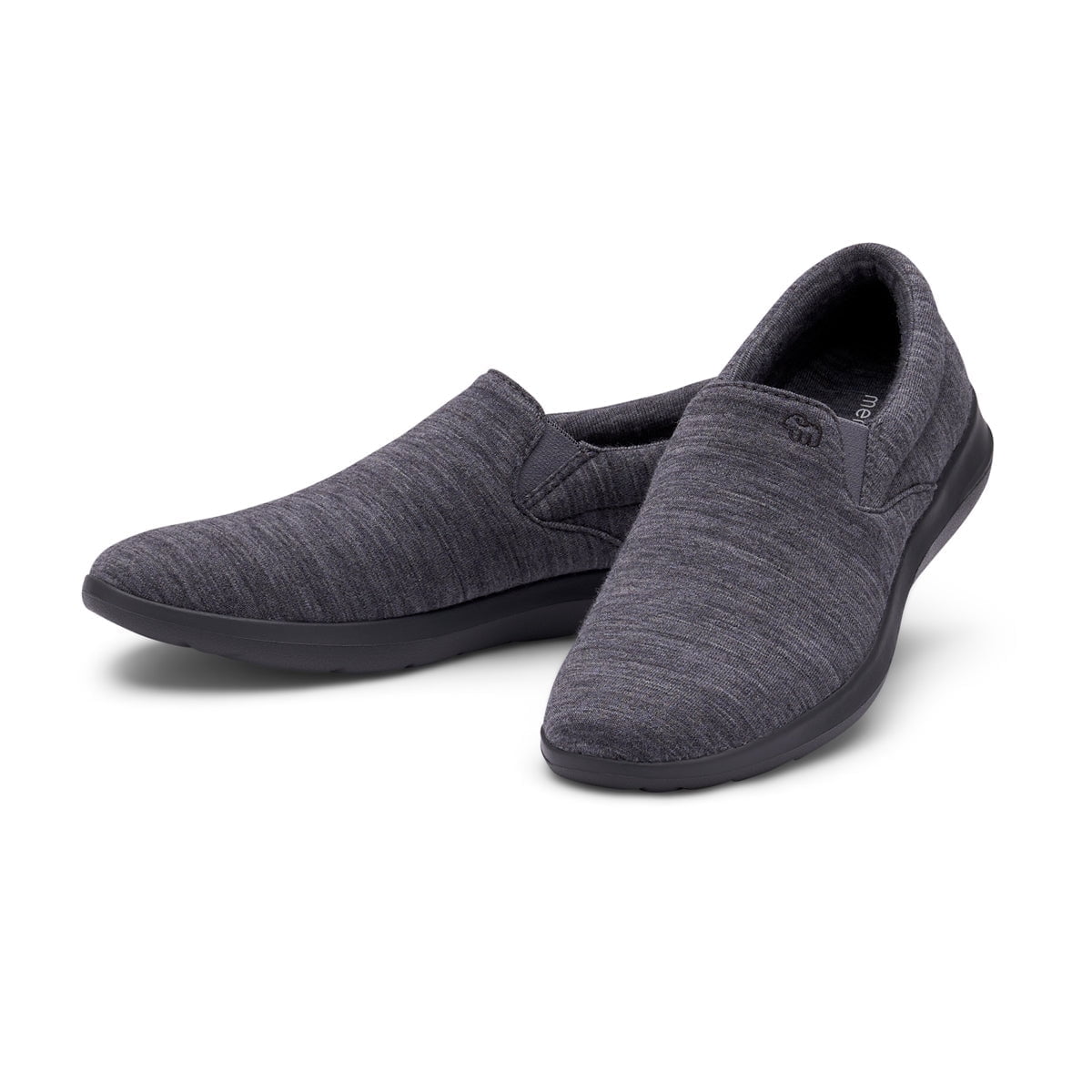 Merinos Women's Slip On Dark Grey with Dark Grey Sole - Size 8 ...