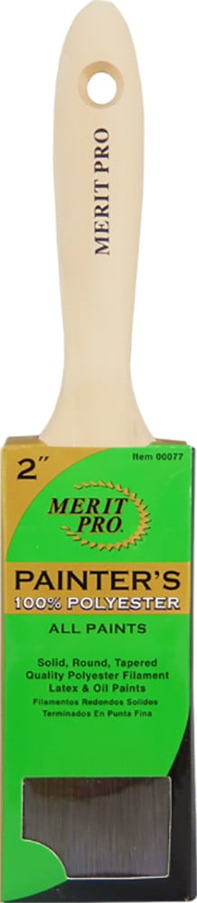 Merit Pro 00077 2" Painter's Professional Beavertail Handle Varnish ...