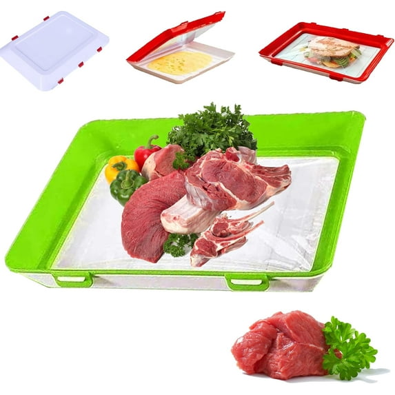 Meritdeteno Food Preservation Tray, Meritdeteno Reusable Food ...