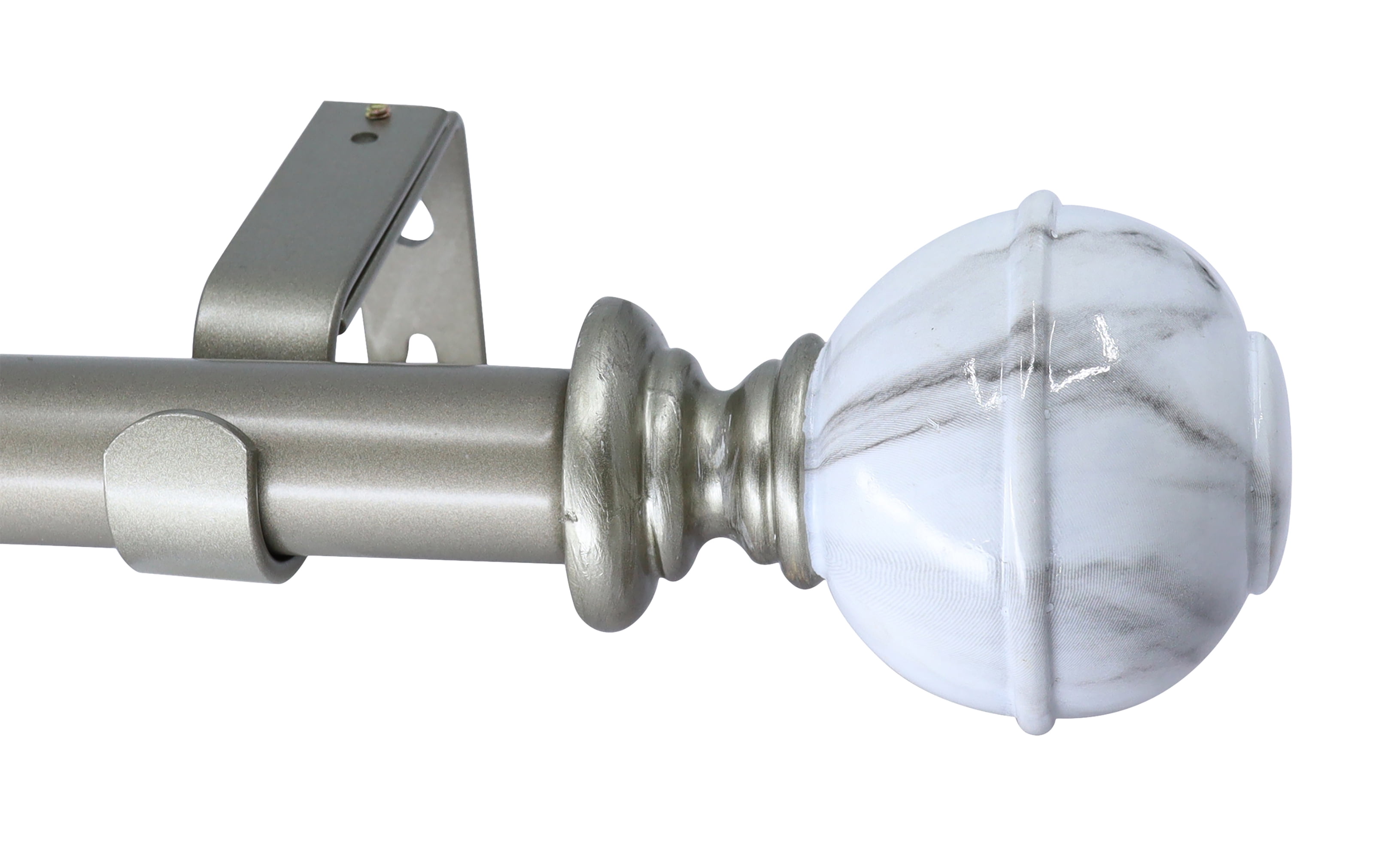 Meriville 1" Diameter Telescoping Window Treatment Curtain Rod, 48" to ...